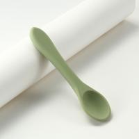 China Safe BPA Free Silicone Infant Spoons Non Toxic Microwaveable for sale