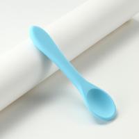 China Safe BPA Free Silicone Infant Spoons Non Toxic Microwaveable for sale