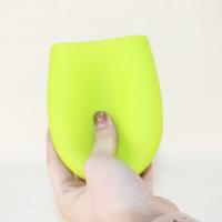 China Panton Color Silicone Water Cup BPA Free No Handle No Lid For Wine Beer for sale