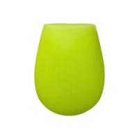 China Panton Color Silicone Water Cup BPA Free No Handle No Lid For Wine Beer for sale