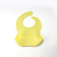 China Comfortable Soft Personalized Silicone Bib Waterproof For Baby Drinking Eating for sale