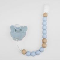 China Food Grade Silicone Baby Pacifier Chain With Cute Animal panda Shape for sale