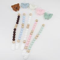 China Food Grade Silicone Baby Pacifier Chain With Cute Animal panda Shape for sale