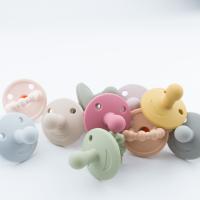 China Cat Kitty Shape Silicone Pacifier Case  pouch holder For Baby Toddler Teething pacifiers for sale