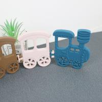 China Little Train Silicone Baby Teether For Necklace Toy Non Toxic for sale