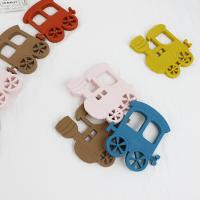 China Little Train Silicone Baby Teether For Necklace Toy Non Toxic for sale