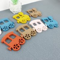 China Little Train Silicone Baby Teether For Necklace Toy Non Toxic for sale