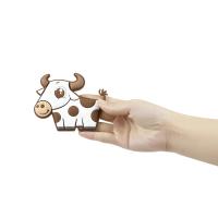 China BPA Free Cow Silicone Teether , Chewable Baby Silicone Teething Toys For Nursing Gift for sale