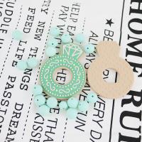 China Cartoon Diamond Silicone Baby Teether , Non Toxic Silicone Teething Rings for sale