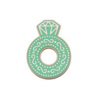 China Cartoon Diamond Silicone Baby Teether , Non Toxic Silicone Teething Rings for sale