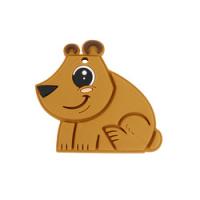 China Bear Food Grade Silicone Baby Teether BPA Free Eco Friendly for sale