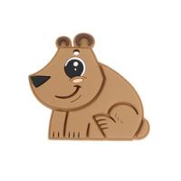 China Bear Food Grade Silicone Baby Teether BPA Free Eco Friendly for sale