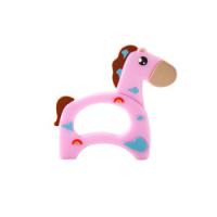 China Animal Cat Kitten Silicone Baby Teether BPA Free For Toddler Teething for sale