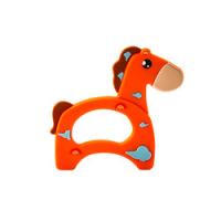 China Animal Cat Kitten Silicone Baby Teether BPA Free For Toddler Teething for sale