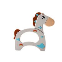 China Animal Cat Kitten Silicone Baby Teether BPA Free For Toddler Teething for sale