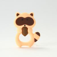 China Animal Cat Kitten Silicone Baby Teether BPA Free For Toddler Teething for sale