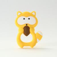 China Animal Cat Kitten Silicone Baby Teether BPA Free For Toddler Teething for sale