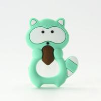 China Animal Cat Kitten Silicone Baby Teether BPA Free For Toddler Teething for sale