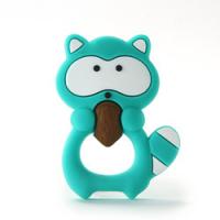 China Animal Cat Kitten Silicone Baby Teether BPA Free For Toddler Teething for sale