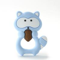 China Animal Cat Kitten Silicone Baby Teether BPA Free For Toddler Teething for sale