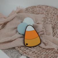 China Halloween Witches Hat Silicone Baby Teether Colorful For Soothing Teething Pain for sale