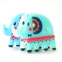 China Elephant Food Grade Silicone Baby Teether BPA Free With Customize Logo for sale