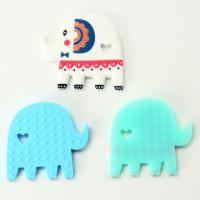 China Elephant Food Grade Silicone Baby Teether BPA Free With Customize Logo for sale