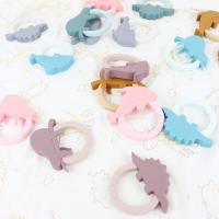 China Cartoon Silicone Baby Teether Toy With Penguin Unicorn Raccoon Shape for sale