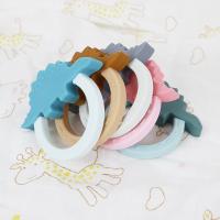 China Cartoon Silicone Baby Teether Toy With Penguin Unicorn Raccoon Shape for sale