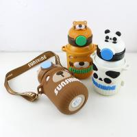 China 550ml Stainless Steel Thermos Cup With  Food Grade Silicone Cover for sale