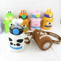 China 550ml Stainless Steel Thermos Cup With  Food Grade Silicone Cover for sale