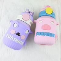China 550ml Stainless Steel Thermos Cup With  Food Grade Silicone Cover for sale