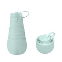 China Leakproof Foldable Silicone Drinking Bottle BPA Free For Travel Camping for sale