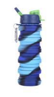 China 500ml Eco Friendly Silicone Water Bottle For Sport Travel Drinking for sale