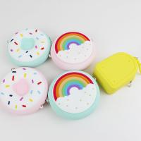 China Mini Rainbow Custom Made Silicone Shoulder Bag For Kid Baby for sale