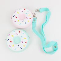 China Mini Silicone Donut Shoulder Bag Waterproof Colorful Multi Functional for sale