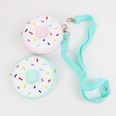 China Mini Silicone Donut Shoulder Bag Waterproof Colorful Multi Functional for sale