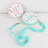 China Mini Silicone Donut Shoulder Bag Waterproof Colorful Multi Functional for sale