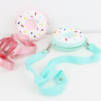 China Mini Silicone Donut Shoulder Bag Waterproof Colorful Multi Functional for sale