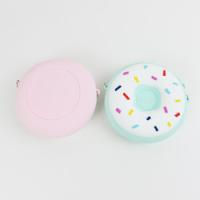 China Donut Shape Custom Made Silicone Crossbody Bag With Zippers OEM ODM for sale