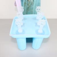 China Family DIY Ice Cream Mold Tray With Food Grade Soft Silicone Material for sale