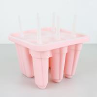 China Family DIY Ice Cream Mold Tray With Food Grade Soft Silicone Material for sale