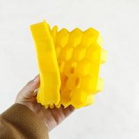 China Food Grade Ice Cube Silicone Molds Trays BPA Free Honeycomb Shape 37 Cell for sale