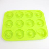 China Mini Non Toxic Silicone Doughnut Moulds For Cupcake Muffin Making for sale