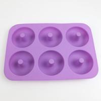 China Mini Doughnut Silicone Mould , Food Grade Silicone Baking Tray for sale