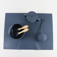 China Waterproof Non Slip Silicone Baby Bowl Set With Customized Logo for sale