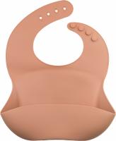 China Customized Logo Silicone Baby Bib , Waterproof Feeding Bibs For Girls Boys for sale