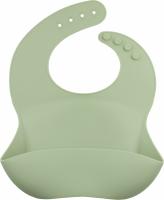 China Adjustable Silicone Catcher Bib Safe Soft For Baby Kids Feeding for sale