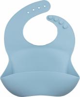 China Adjustable Food Grade Silicone Baby Bib For Toddlers Feeding for sale