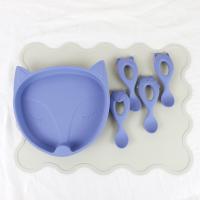 China Custom Pantone Color Kids Silicone Placemat For Toddler Dinning Feeding for sale